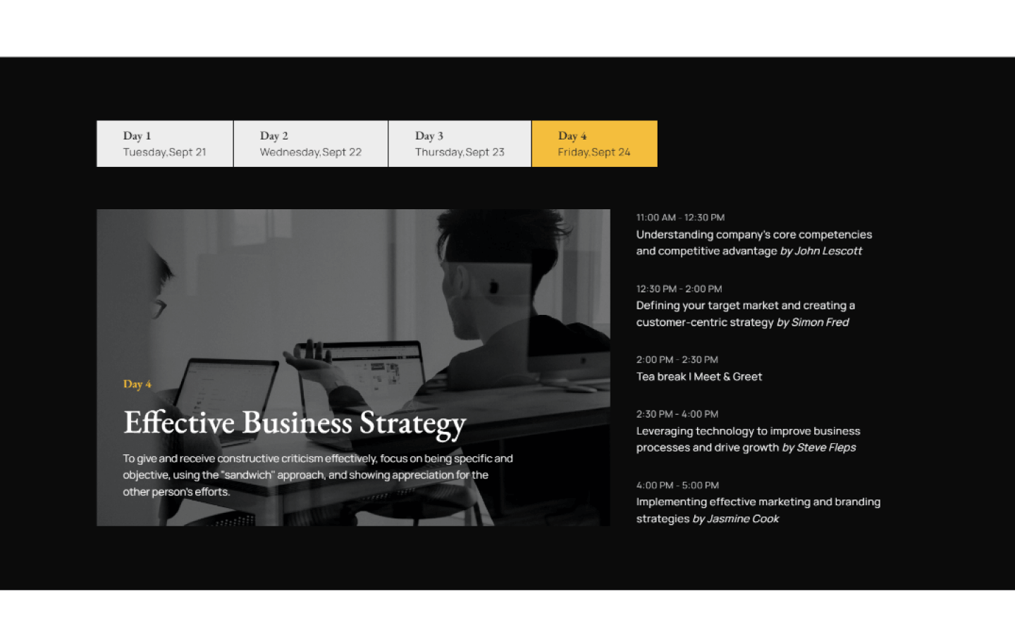 Theta - Event HTML5 Responsive Website Template
