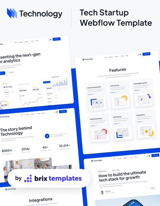 Technology by BRIX Templates | Muzli Creative Store
