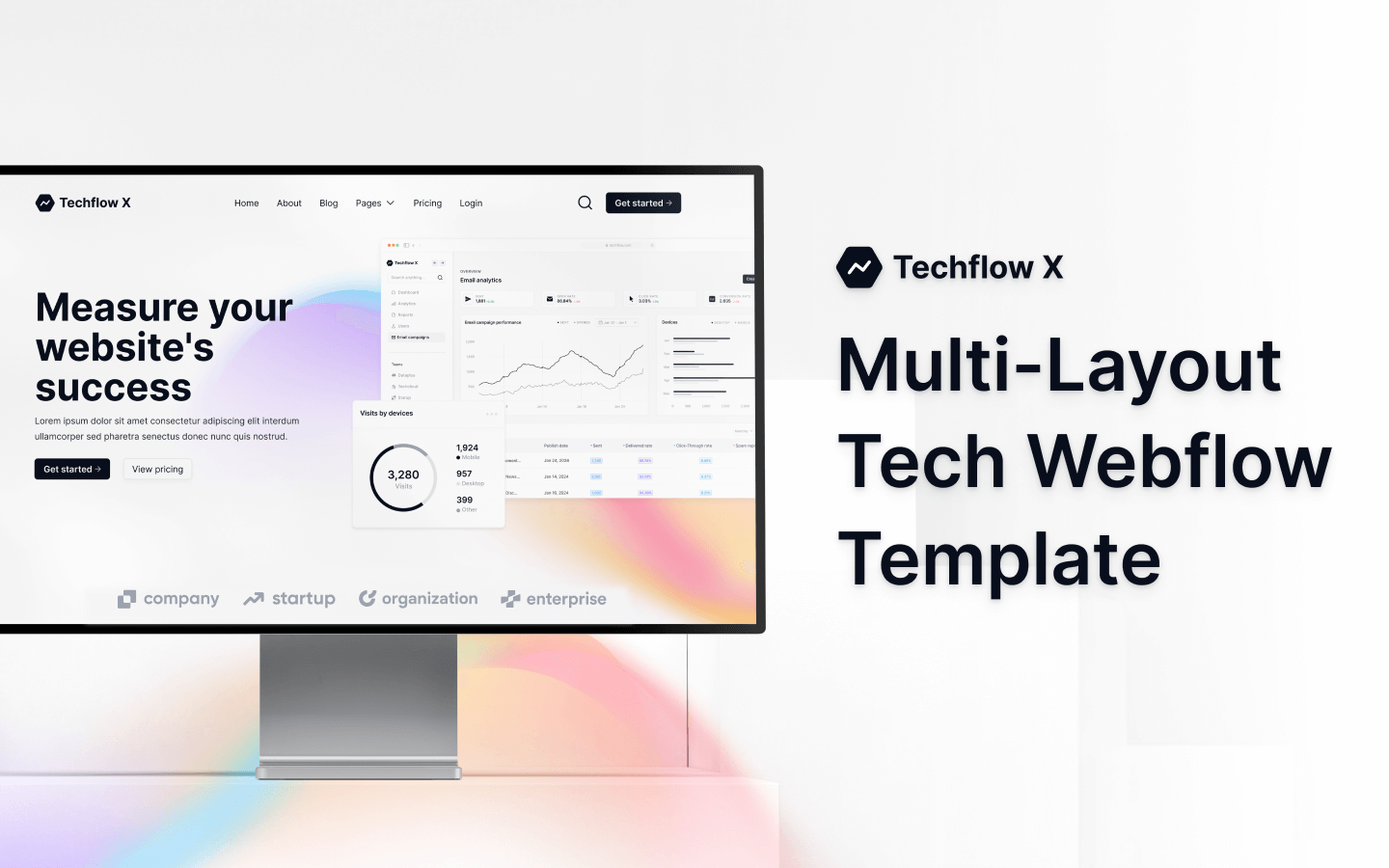 Techflow X - Technology HTML5 Responsive Website Template