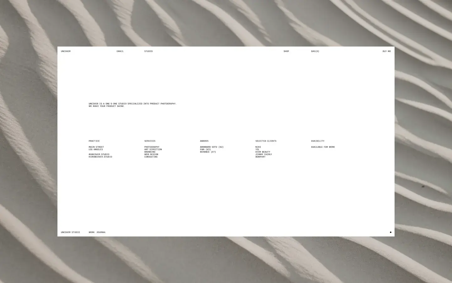 Uncover - Agency HTML5 Responsive Website Template
