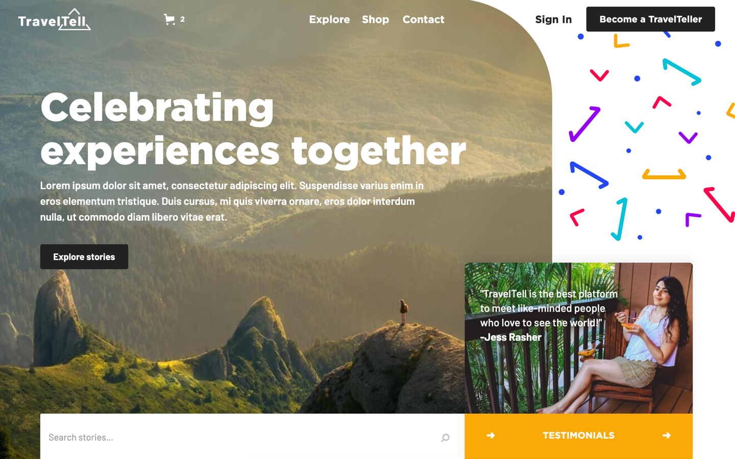 TravelTell - Travel HTML5 Responsive Website Template
