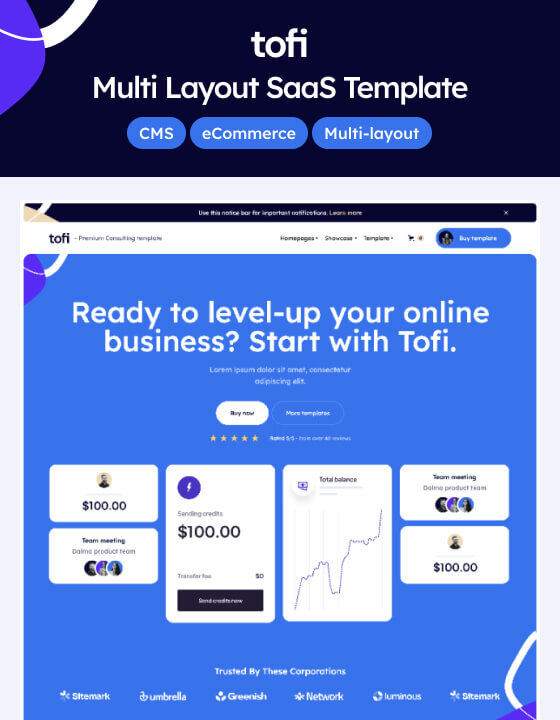 Tofi - SaaS HTML5 Responsive Website Template Tofi - SaaS HTML5 Responsive Website Template