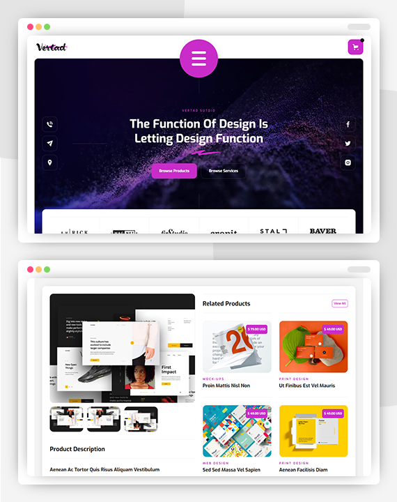 Vertad - Agency HTML5 Responsive Website Template