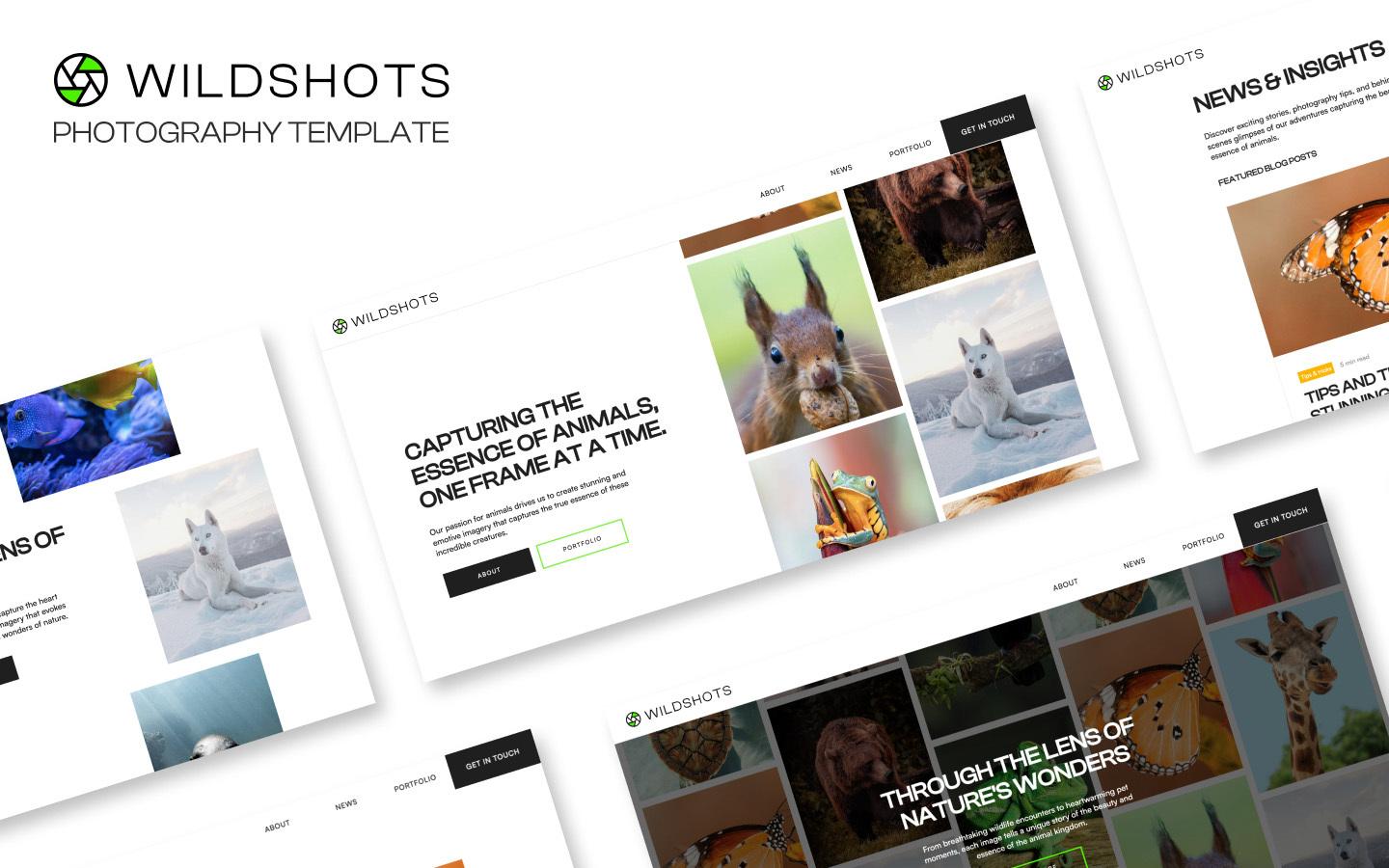 Wildshots - Photography HTML5 Responsive Website Template