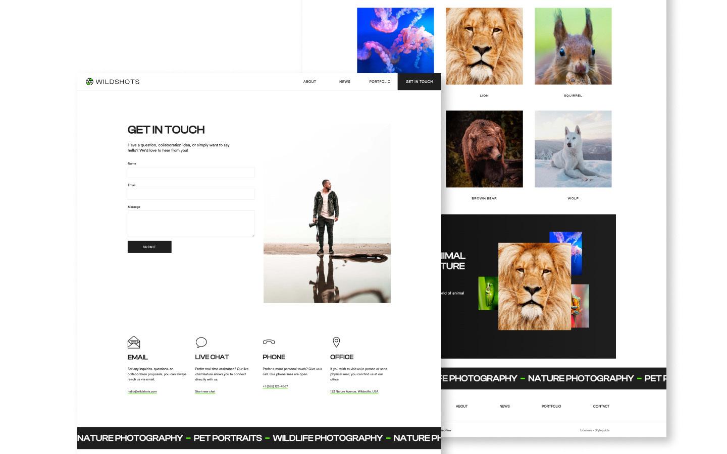 Wildshots - Photography HTML5 Responsive Website Template