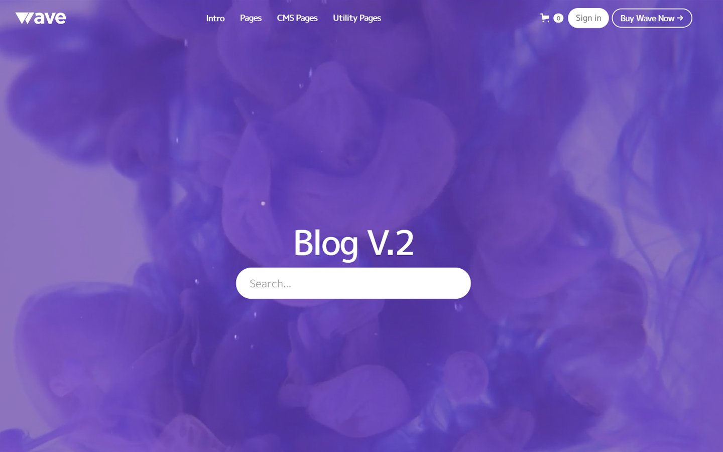 Wave - SaaS HTML5 Responsive Website Template