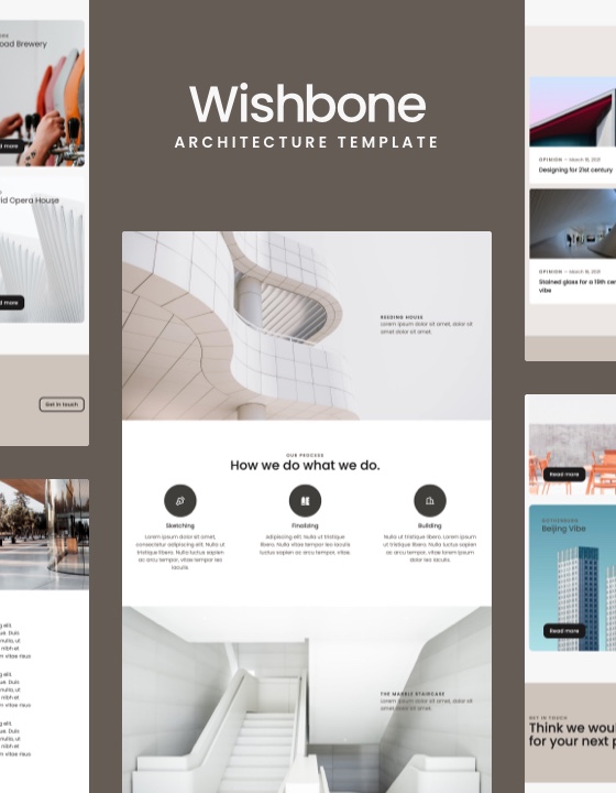 Wishbone - Architecture HTML5 Responsive Website Template