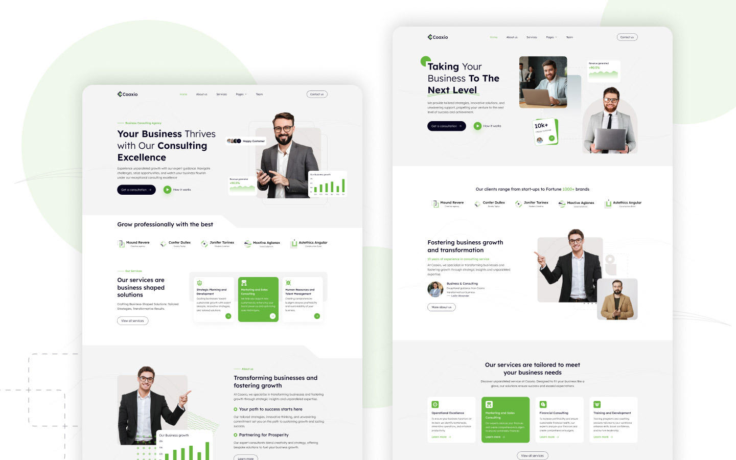 Coaxio - Consulting HTML5 Responsive Website Template