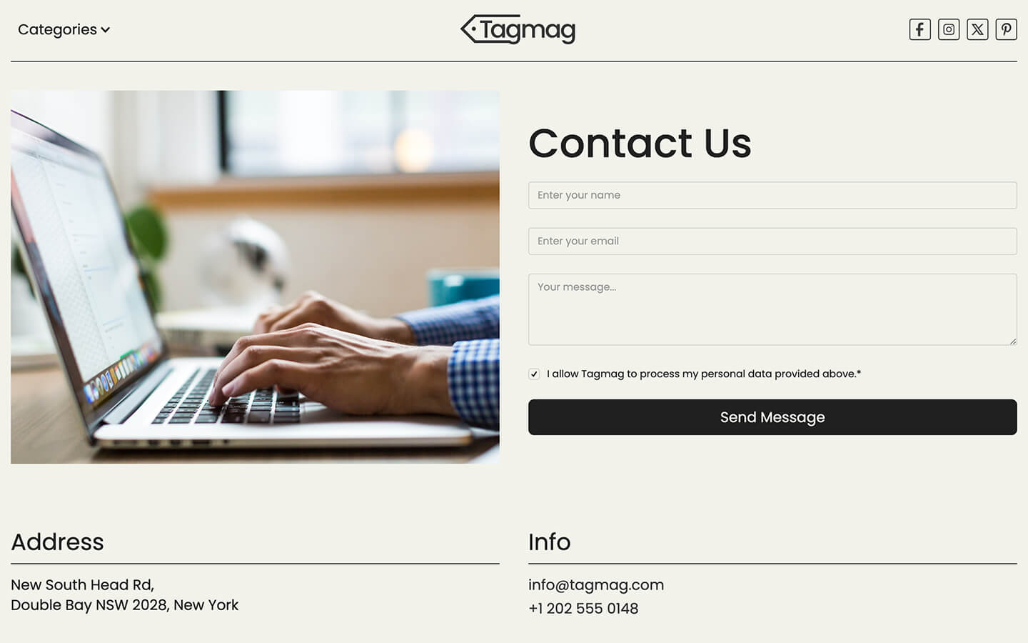 Tagmag - Blog HTML5 Responsive Website Template