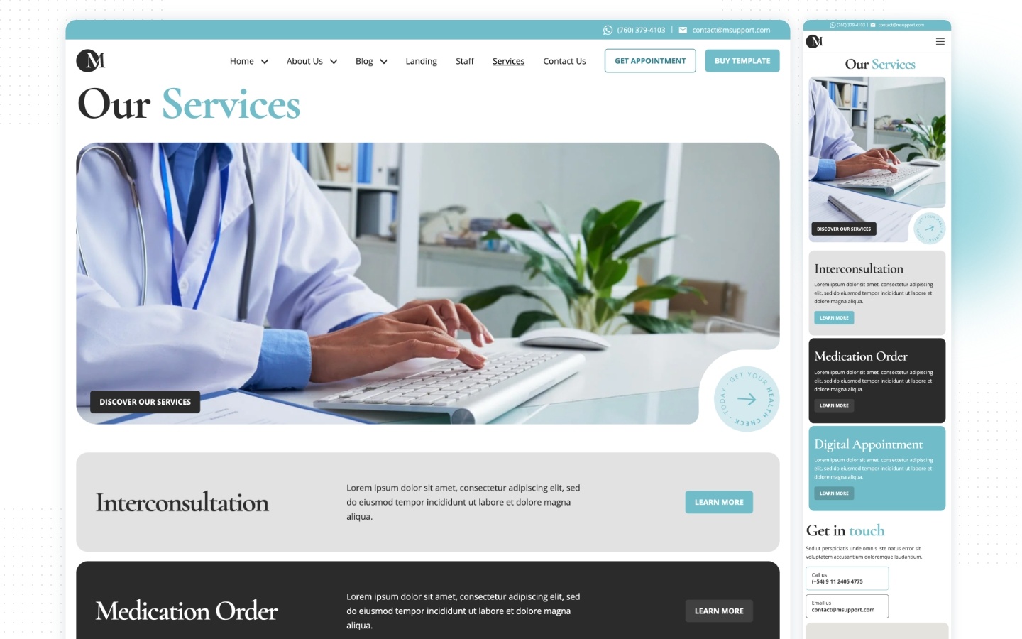 Medical Support - Health HTML5 Responsive Website Template