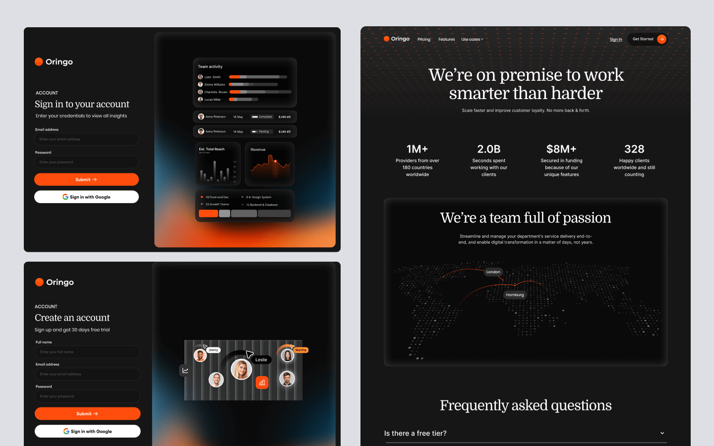 Oringo - Startup HTML5 Responsive Website Template
