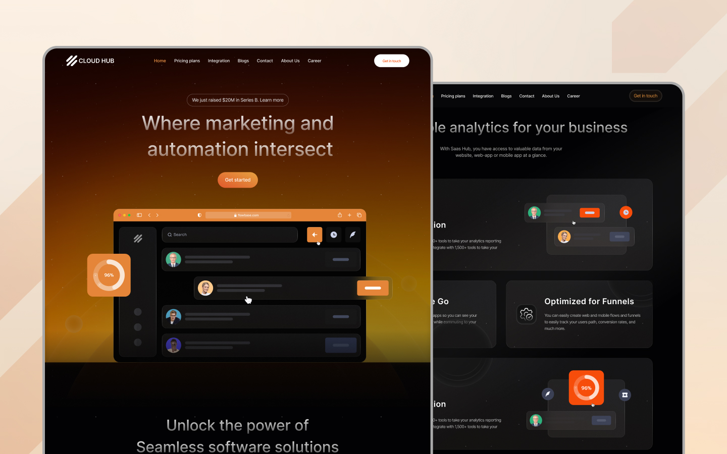 CloudHub - SaaS HTML5 Responsive Website Template