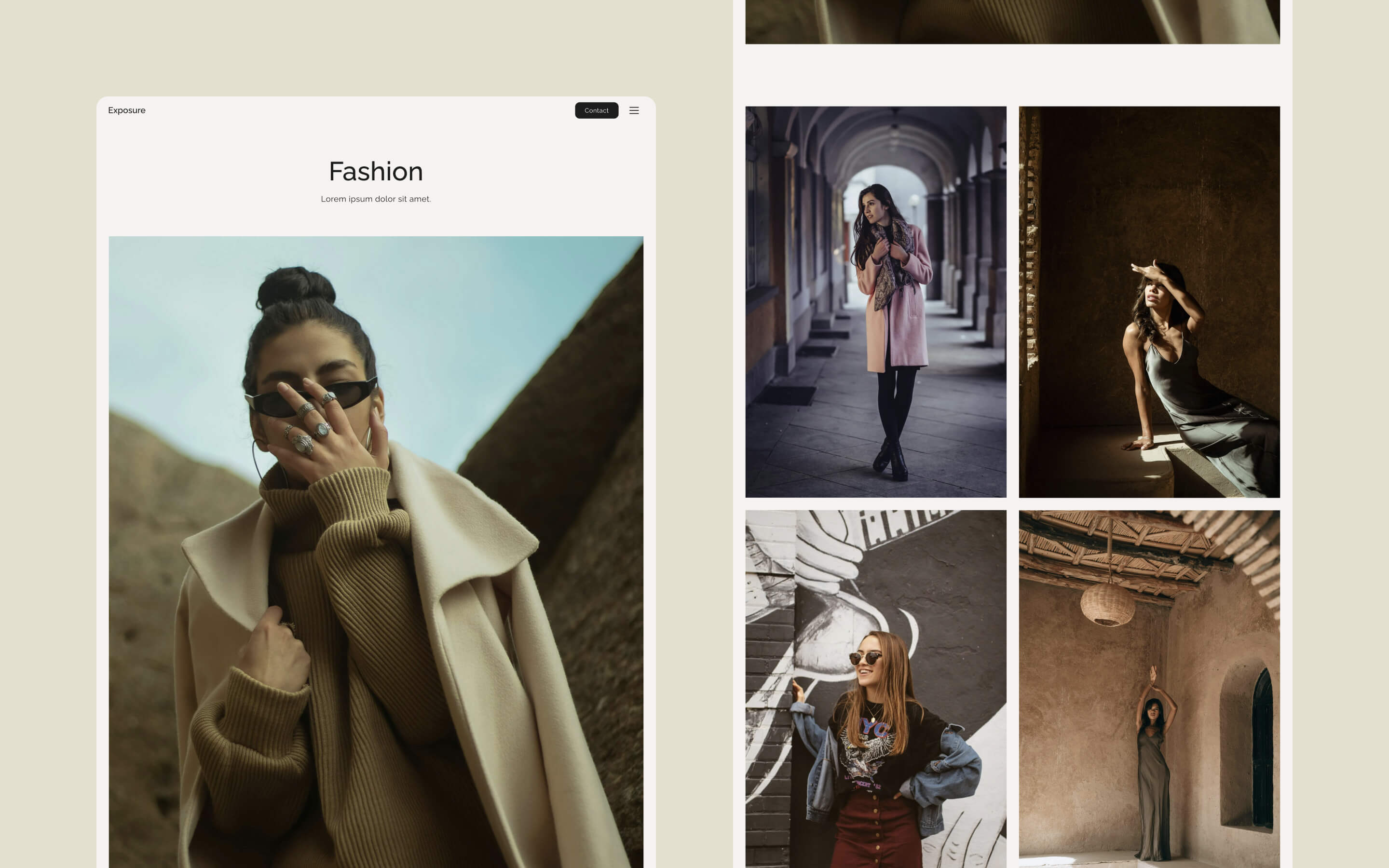 Exposure - Photography HTML5 Responsive Website Template