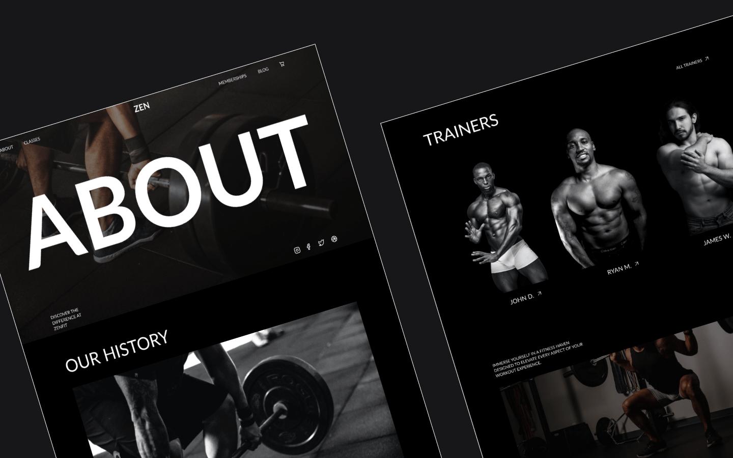 ZenFit - Gym HTML5 Responsive Website Template