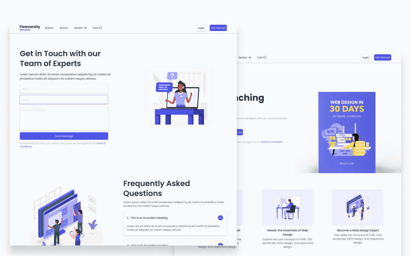 ReadFlow - Book HTML5 Responsive Website Template