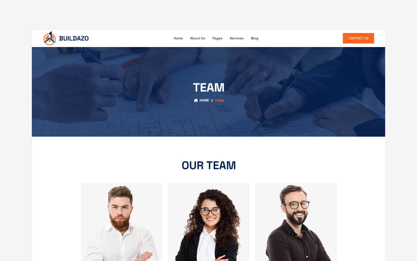 Buildazo - Construction HTML5 Responsive Website Template