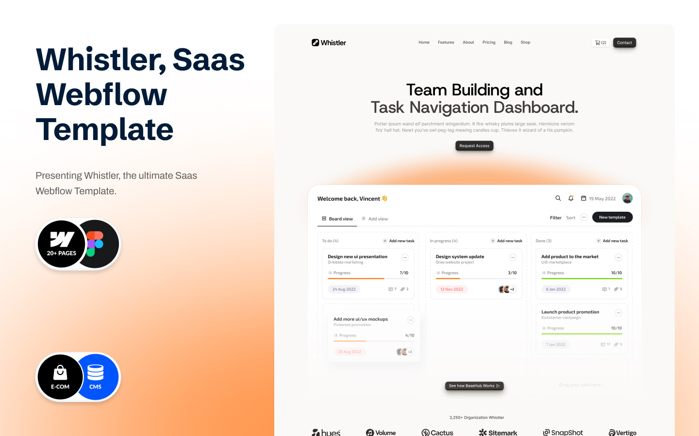 Whistler - SaaS HTML5 Responsive Website Template