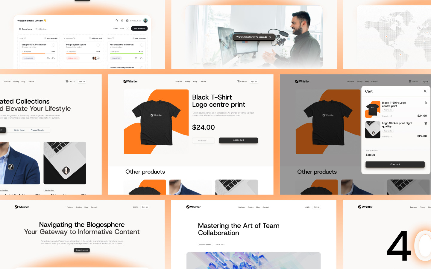 Whistler - SaaS HTML5 Responsive Website Template