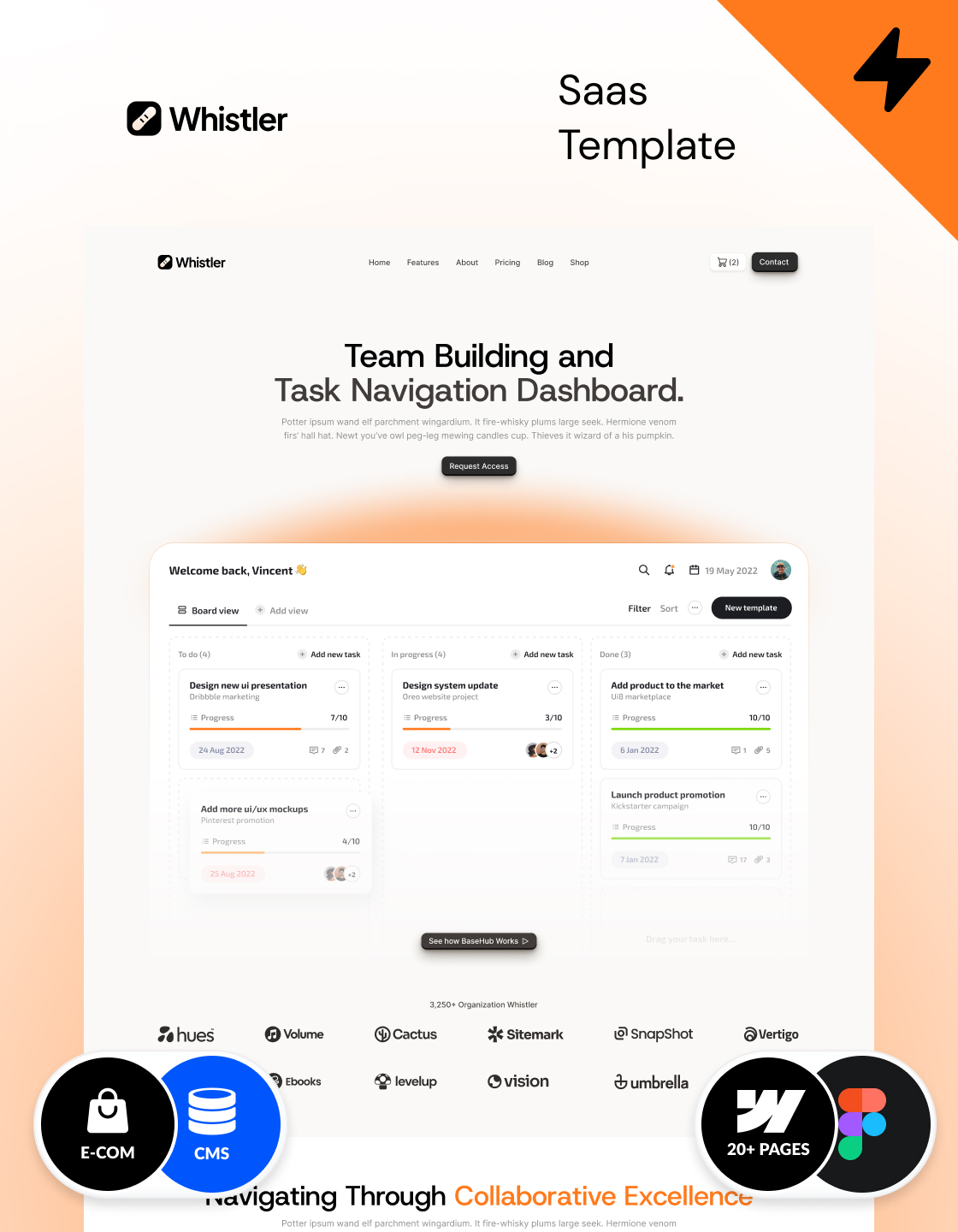 Whistler - SaaS HTML5 Responsive Website Template