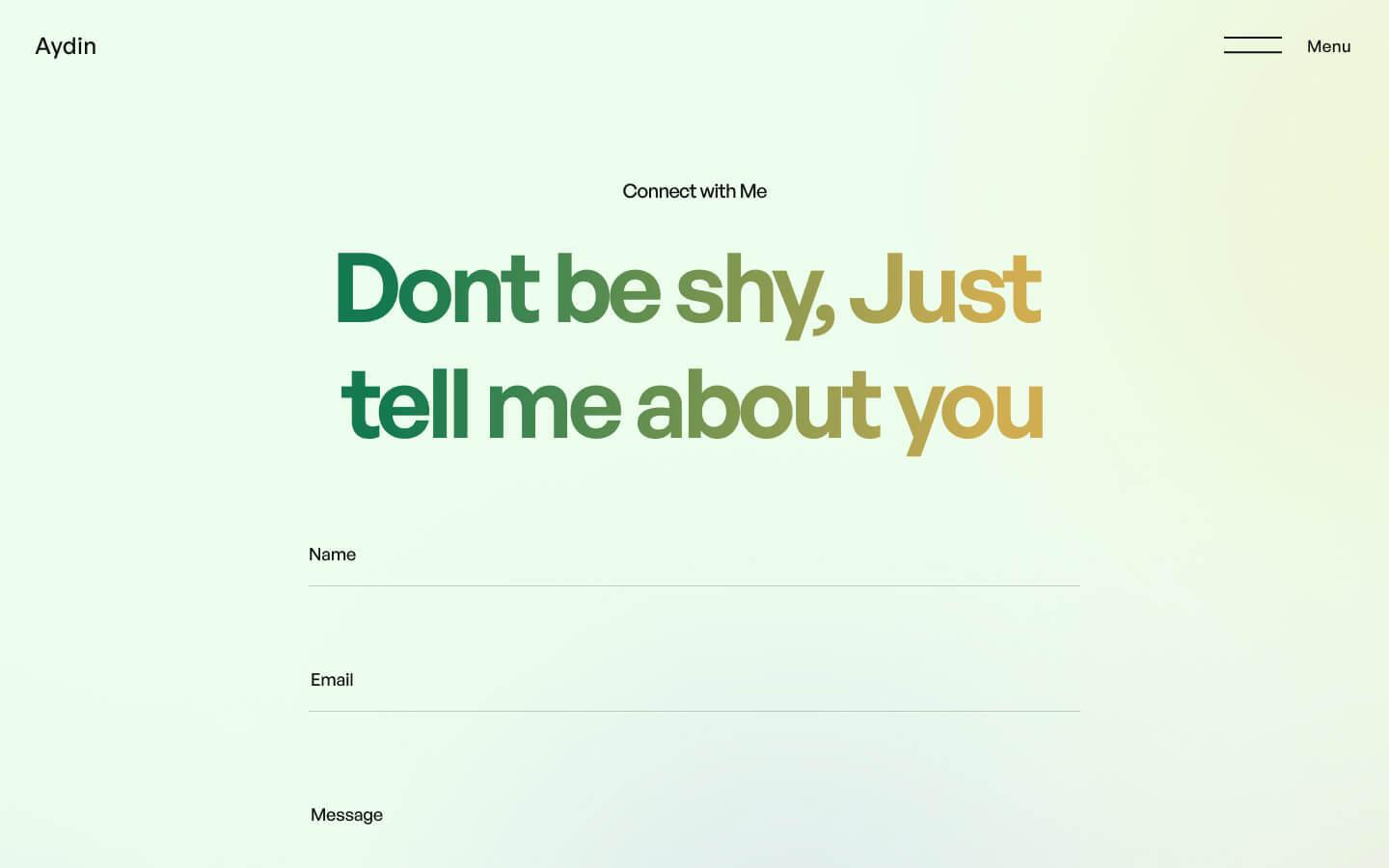 Aydin - Portfolio HTML5 Responsive Website Template