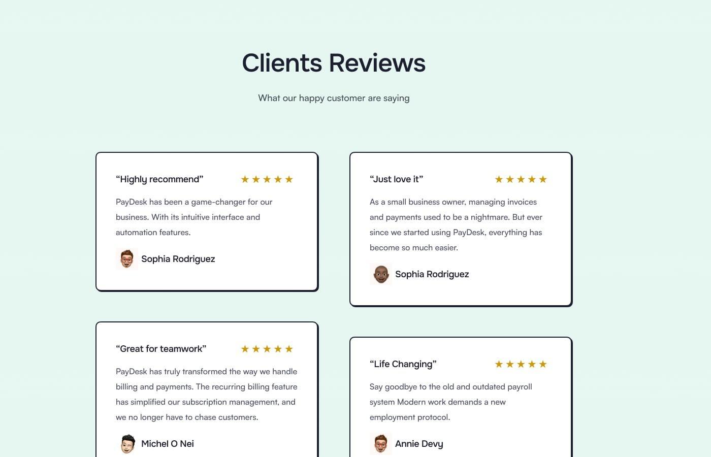 Paydesk - SaaS HTML5 Responsive Website Template