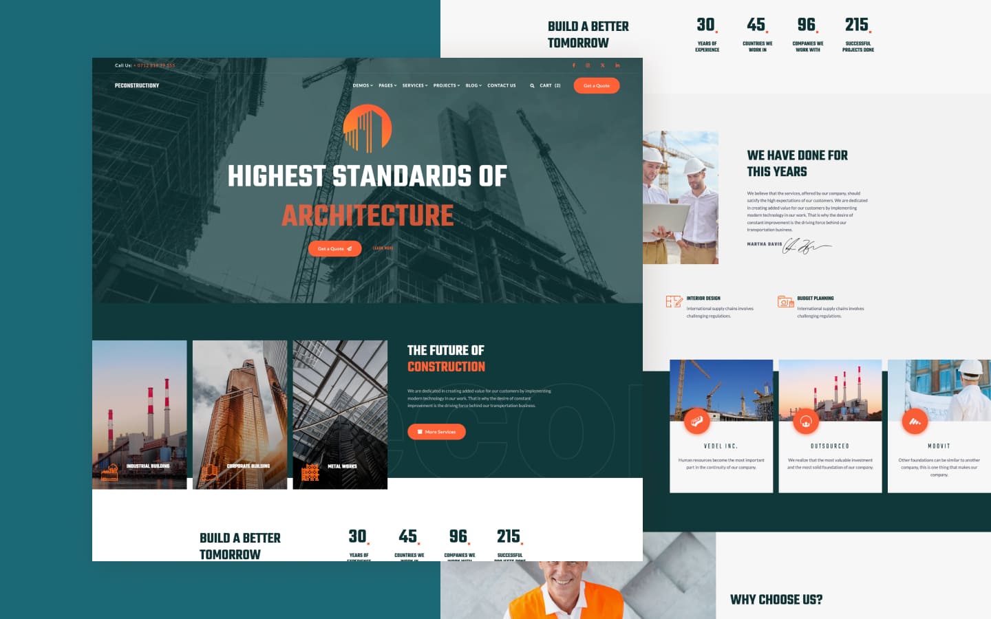 Peconstructiony Plus - Construction HTML5 Responsive Website Template