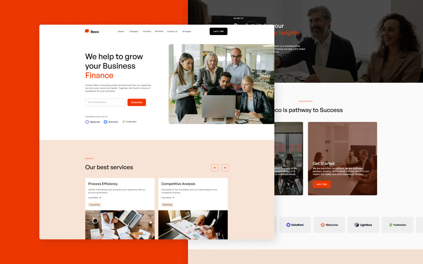 Beco 128 CMS - Small Business HTML5 Responsive Website Template