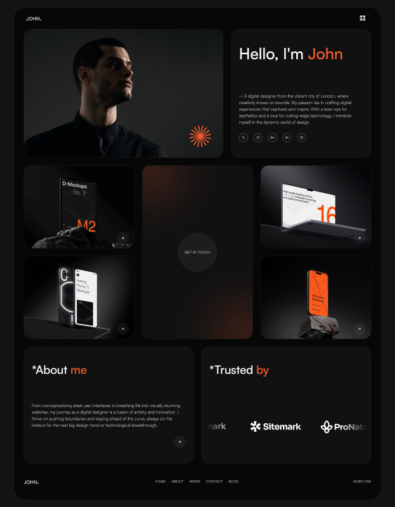John Walker - Portfolio HTML5 Responsive Website Template