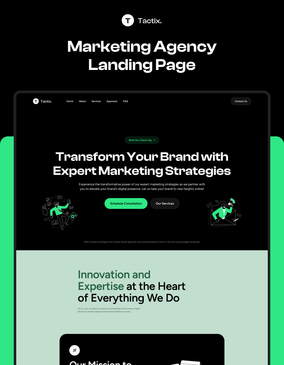 Tactix - Agency HTML5 Responsive Website Template