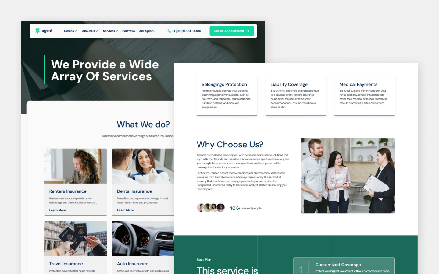 Agent Lite - Insurance HTML5 Responsive Website Template