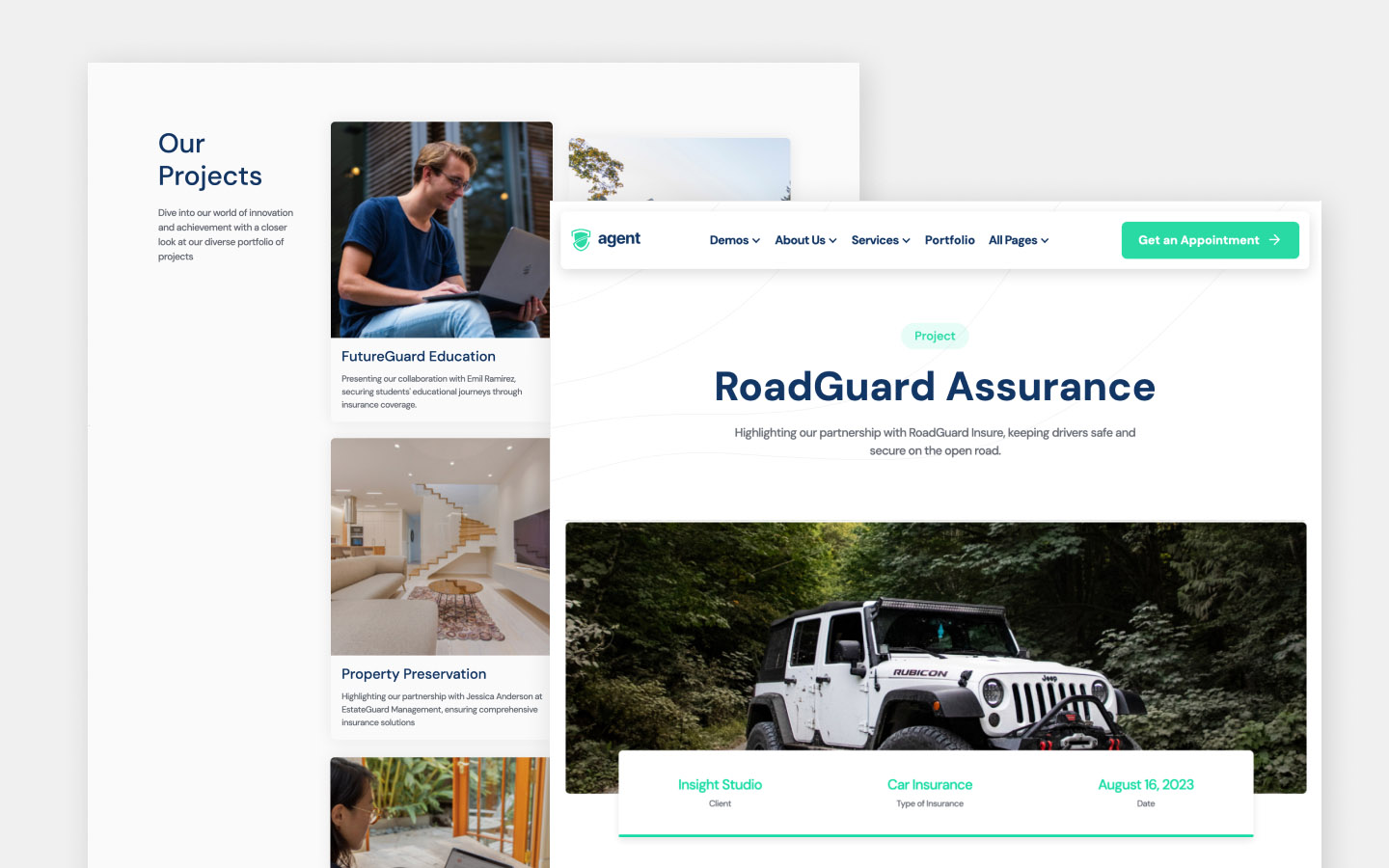 Agent Lite - Insurance HTML5 Responsive Website Template