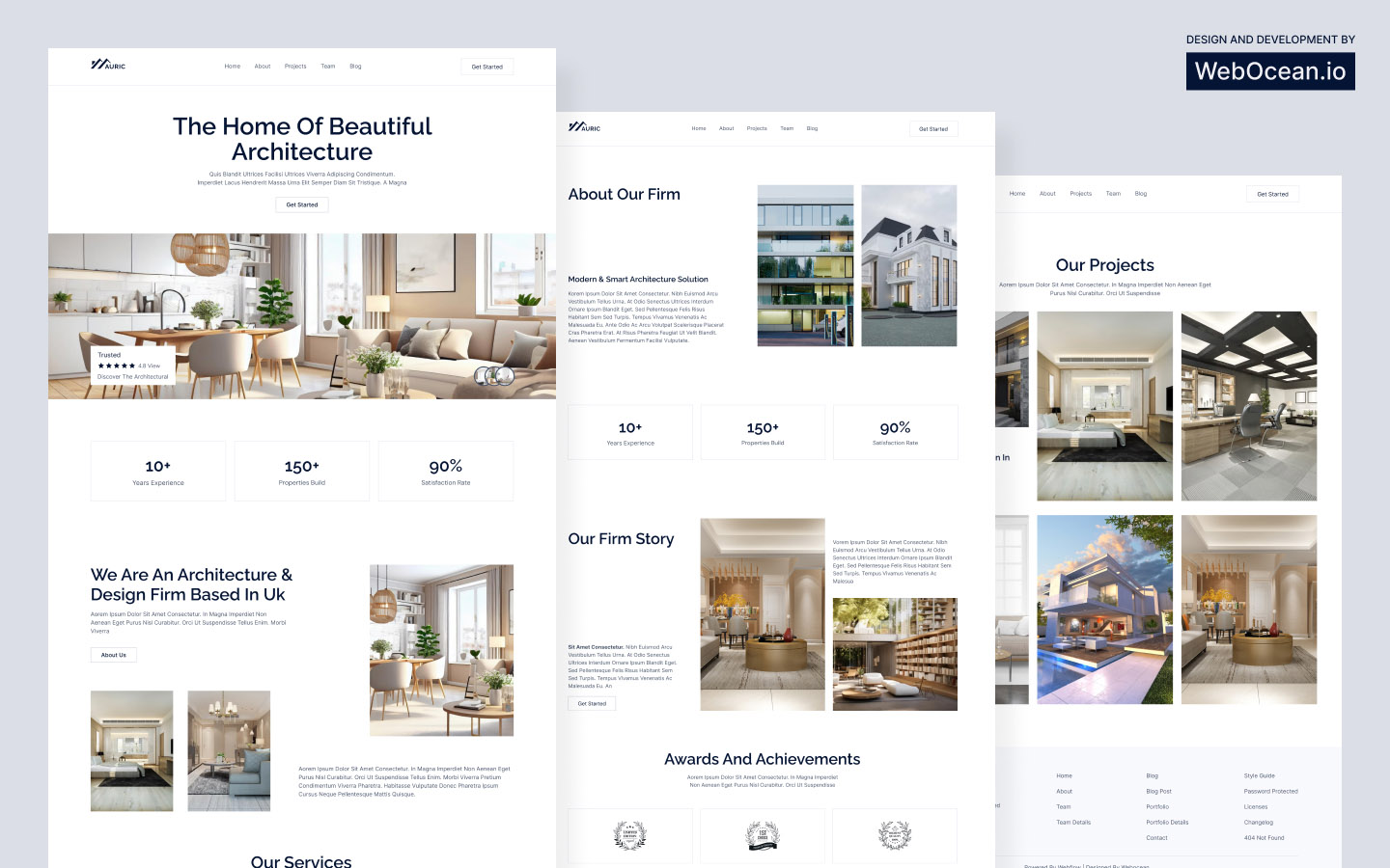 Aurict - Architecture HTML5 Responsive Website Template