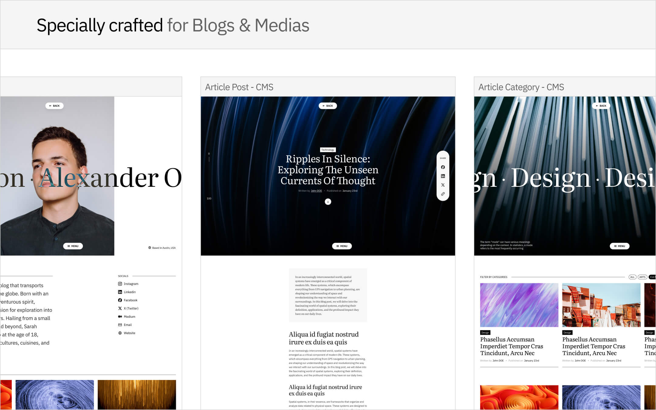 Wisdom - Blog HTML5 Responsive Website Template