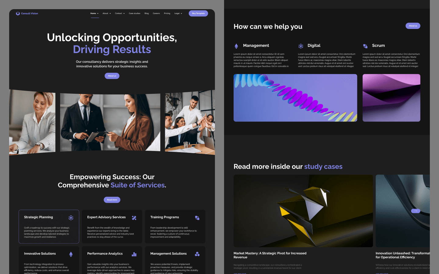 Consult Vision - Consulting HTML5 Responsive Website Template