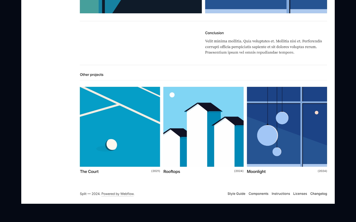 Split - Portfolio HTML5 Responsive Website Template