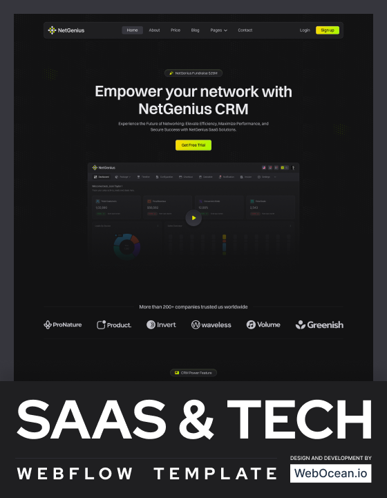 NetGenius - SaaS HTML5 Responsive Website Template