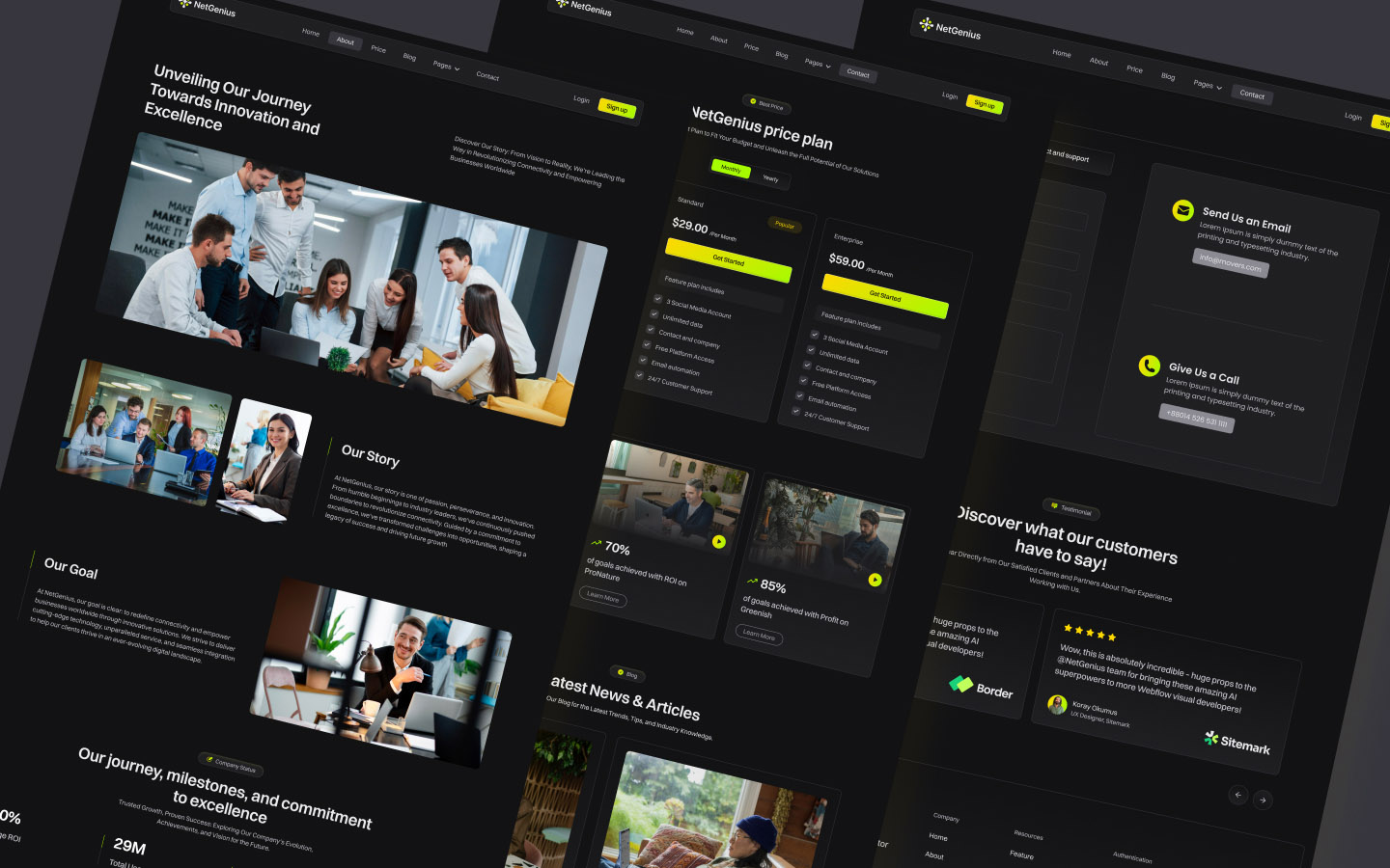 NetGenius - SaaS HTML5 Responsive Website Template