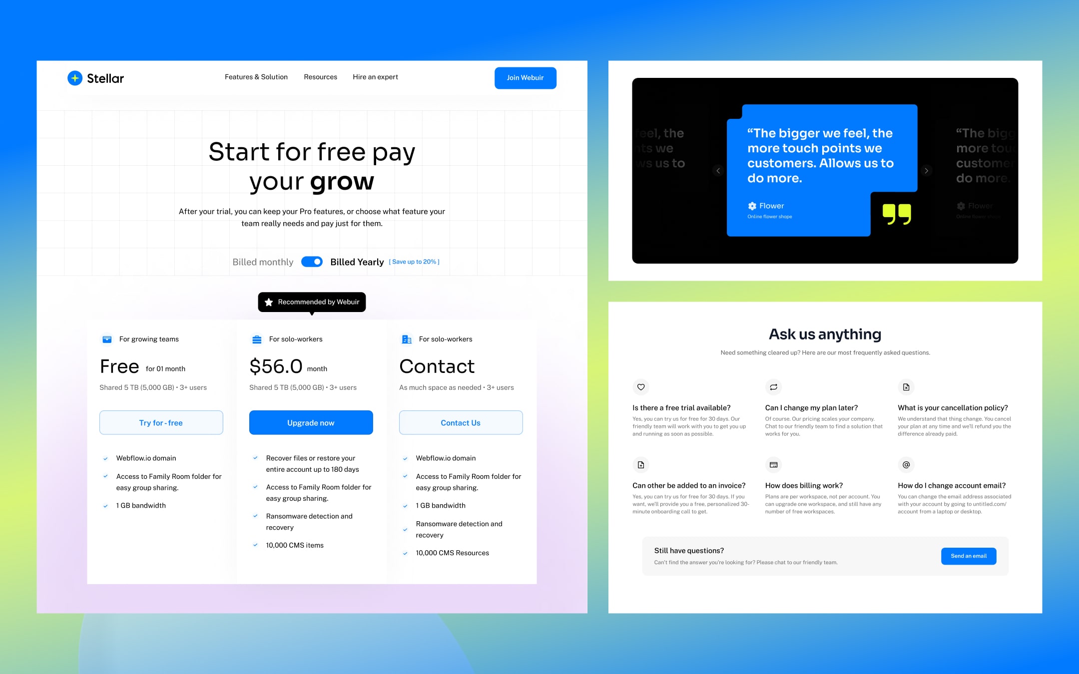 Stellar - Startup HTML5 Responsive Website Template