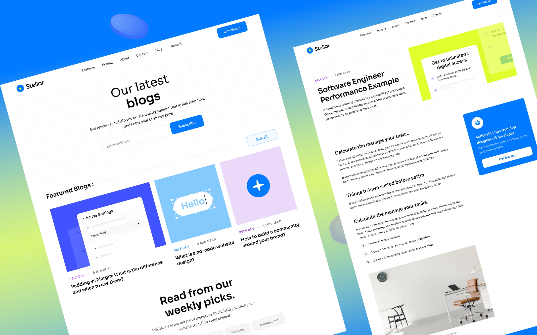 Stellar - Startup HTML5 Responsive Website Template