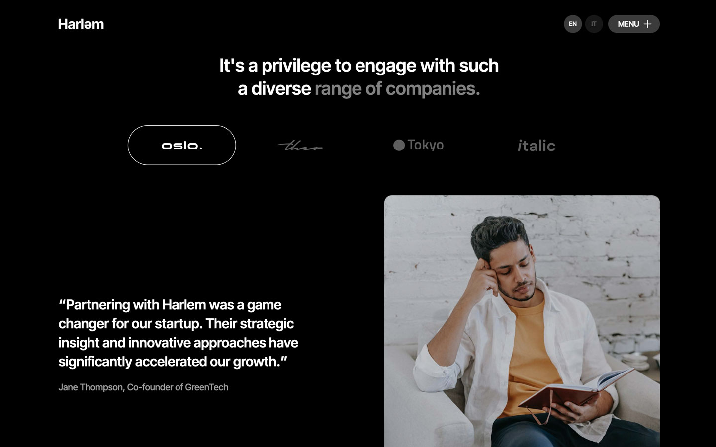 Harlem eC - SaaS HTML5 Responsive Website Template
