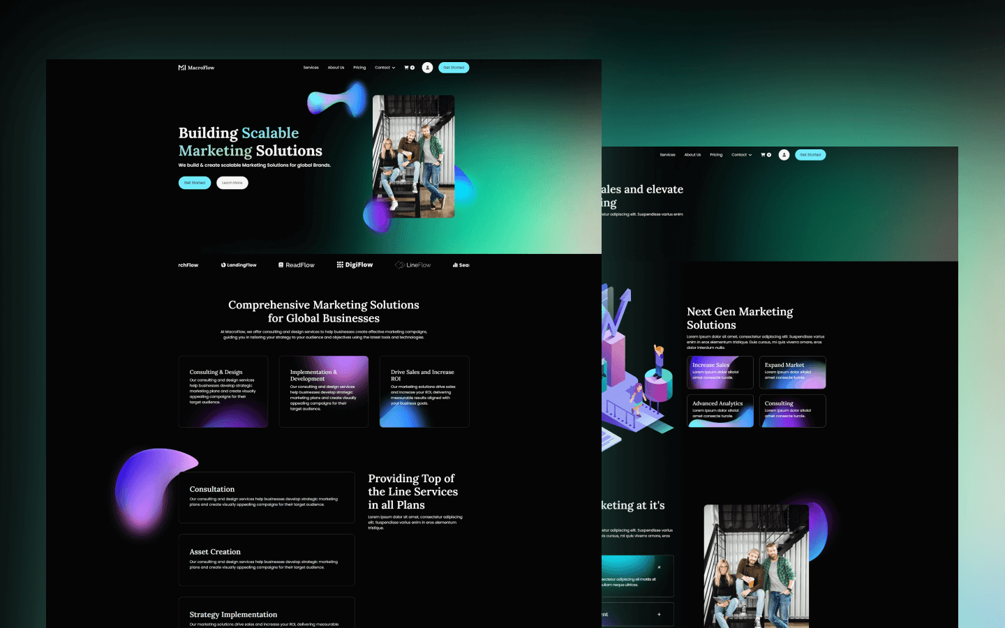 MacroFlow - Marketing HTML5 Responsive Website Template