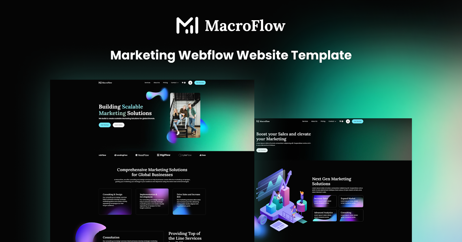 MacroFlow - Marketing HTML5 Responsive Website Template