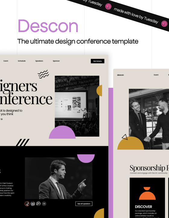 Descon - Conference HTML5 Responsive Website Template