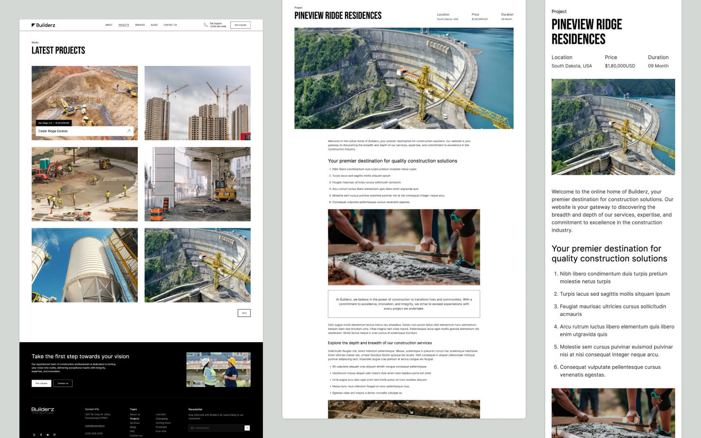 Builderz - Construction HTML5 Responsive Website Template