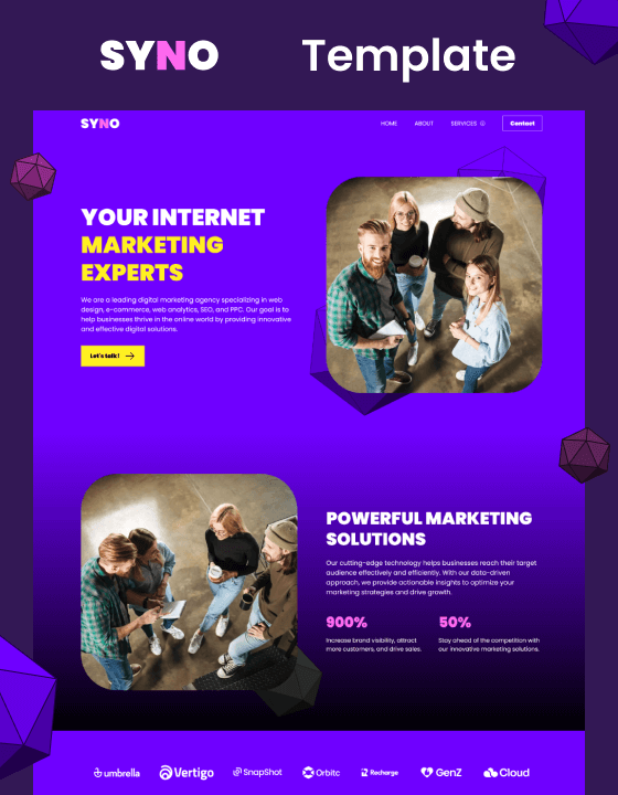 Syno - Agency HTML5 Responsive Website Template