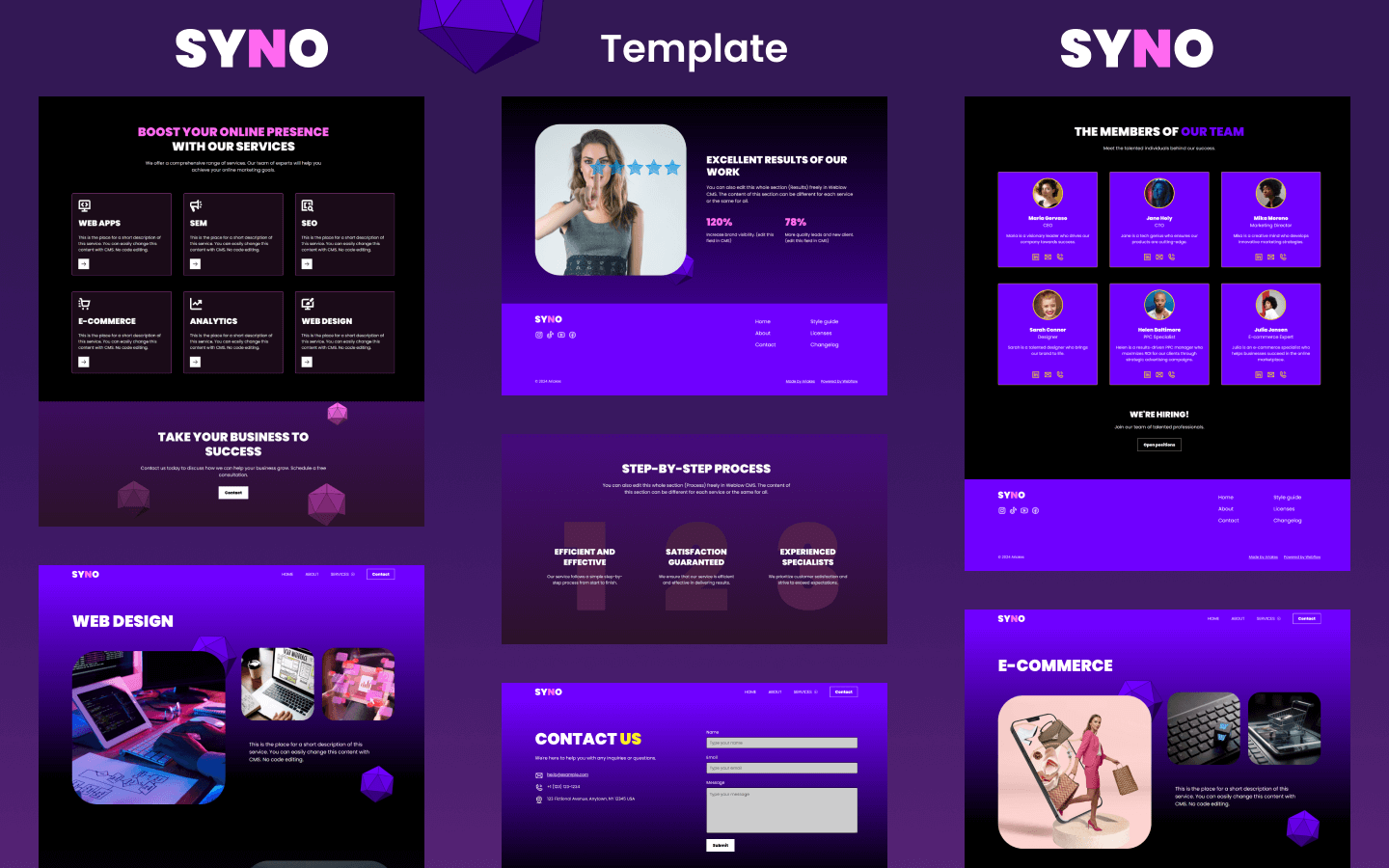 Syno - Agency HTML5 Responsive Website Template