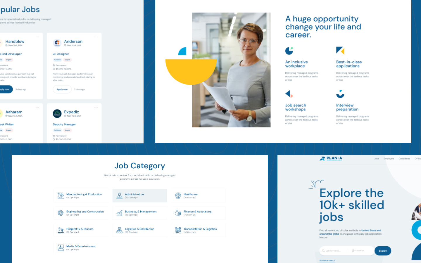 PlanA - Job Portal HTML5 Responsive Website Template