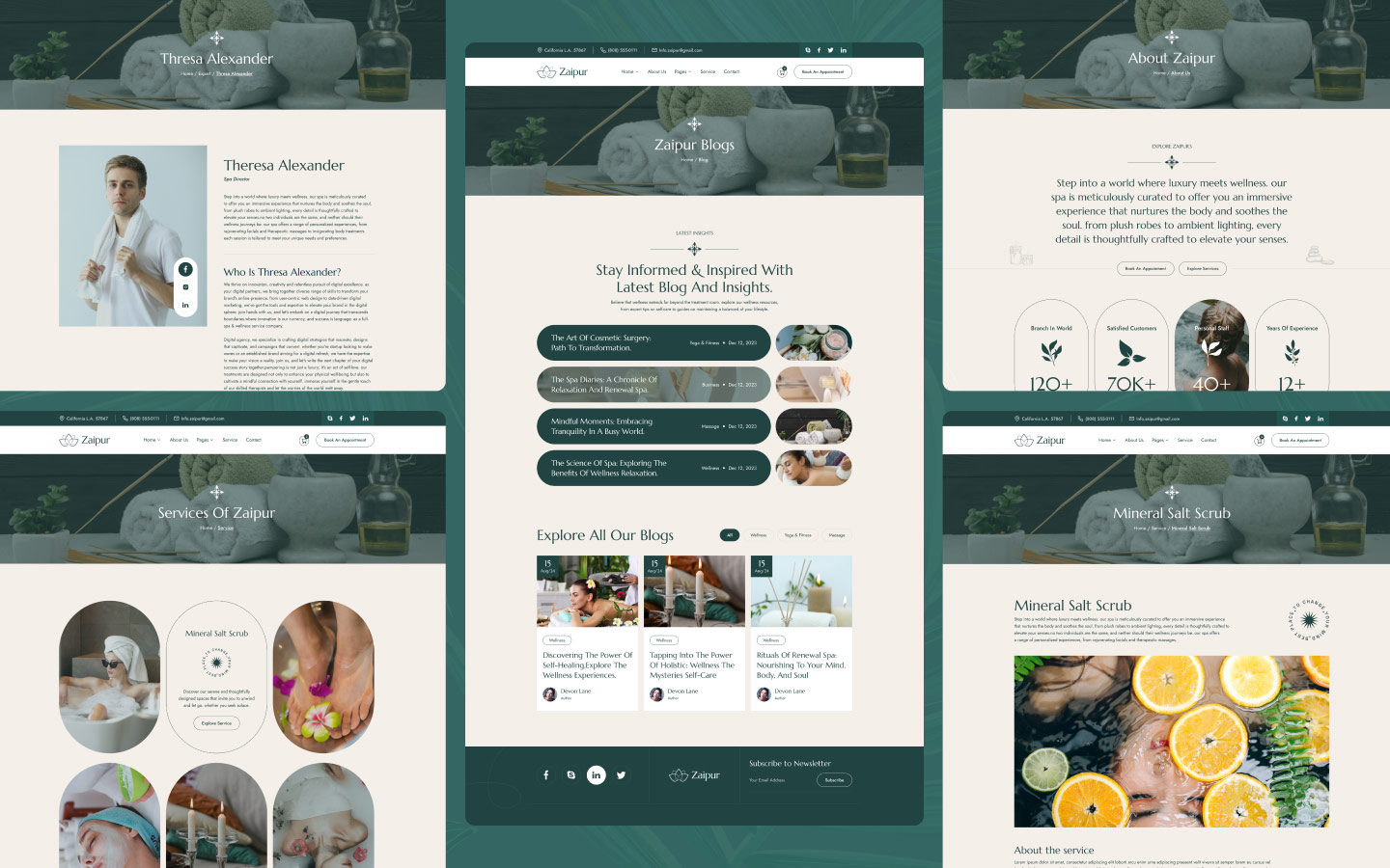 Zaipur - Spa HTML5 Responsive Website Template