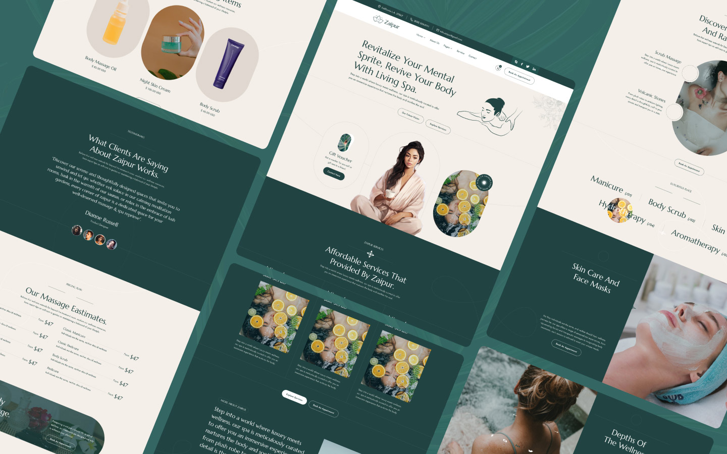Zaipur - Spa HTML5 Responsive Website Template