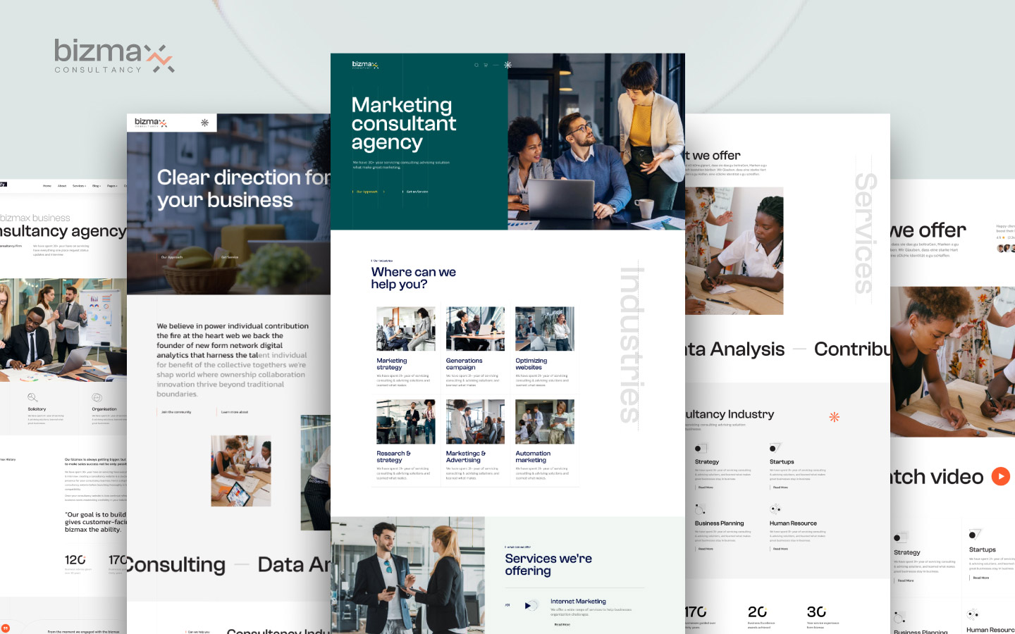 Bizmax - Corporate HTML5 Responsive Website Template